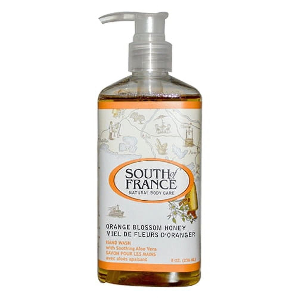 South Of France Orange Blossom Honey Hand Wash With Soothing Aloe Vera ...