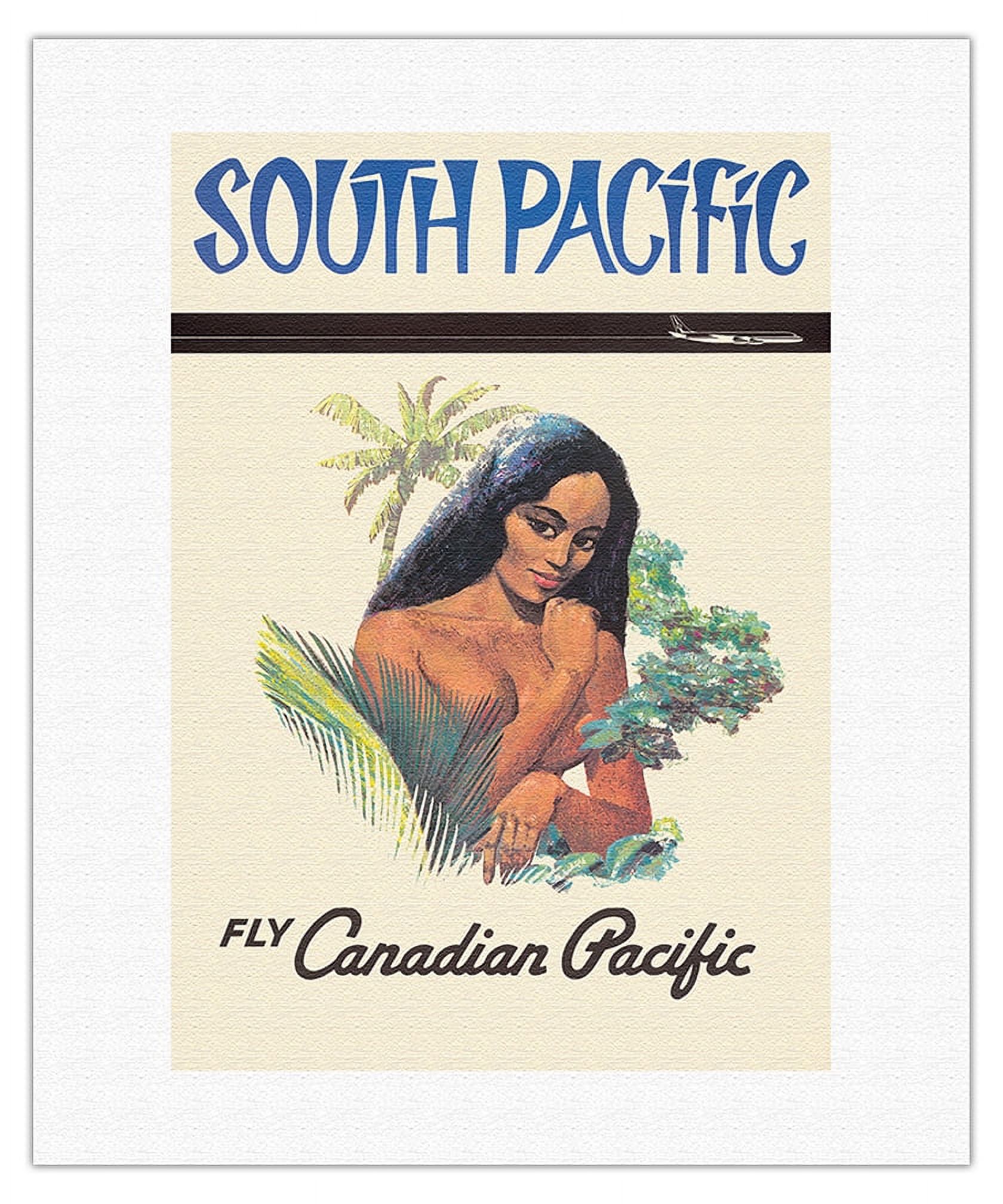 South Pacific - Fly Canadian Pacific Air Lines - Vintage Hawaiian ...
