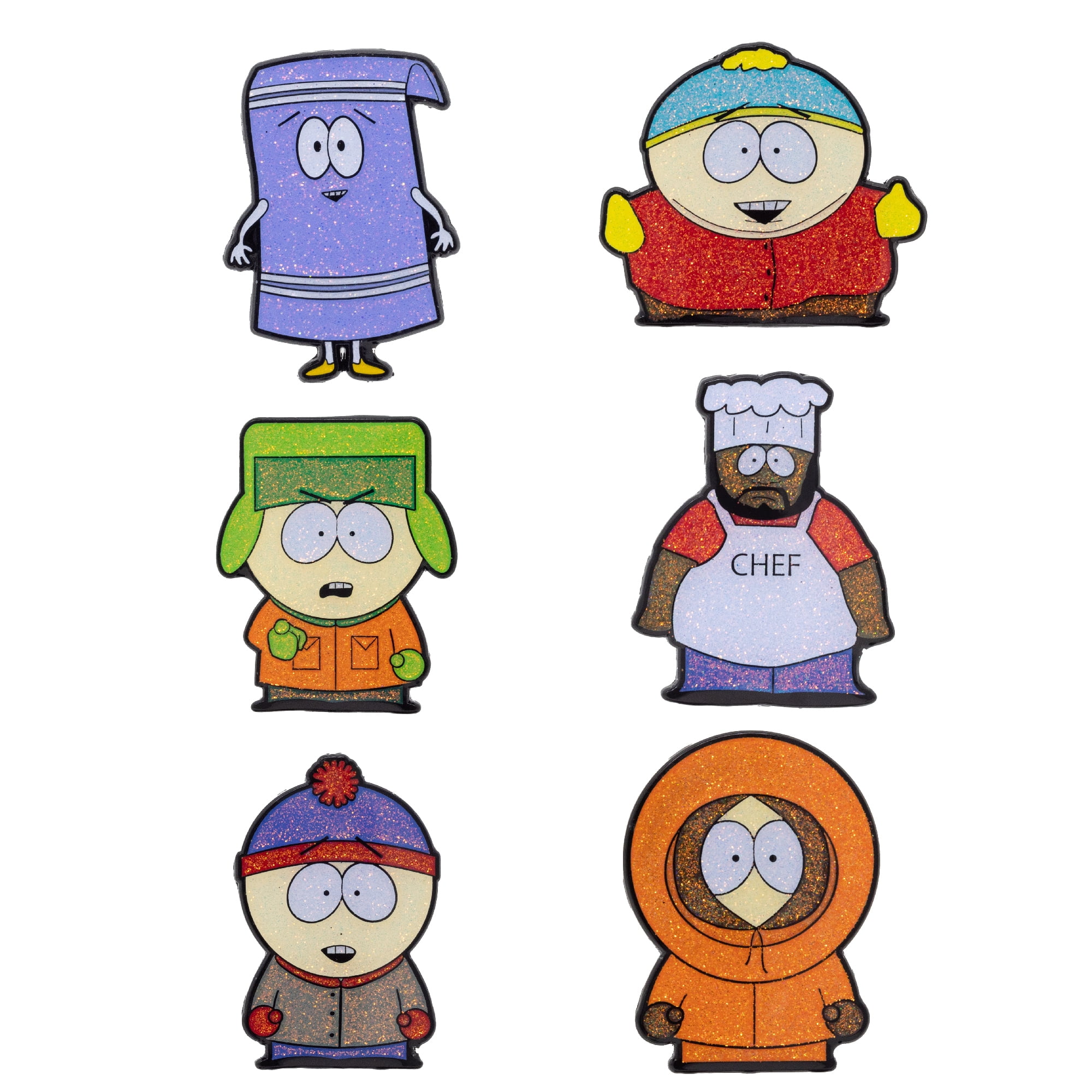South Park Blind Box Glitter Enamel Pin Series - Mystery Character ...