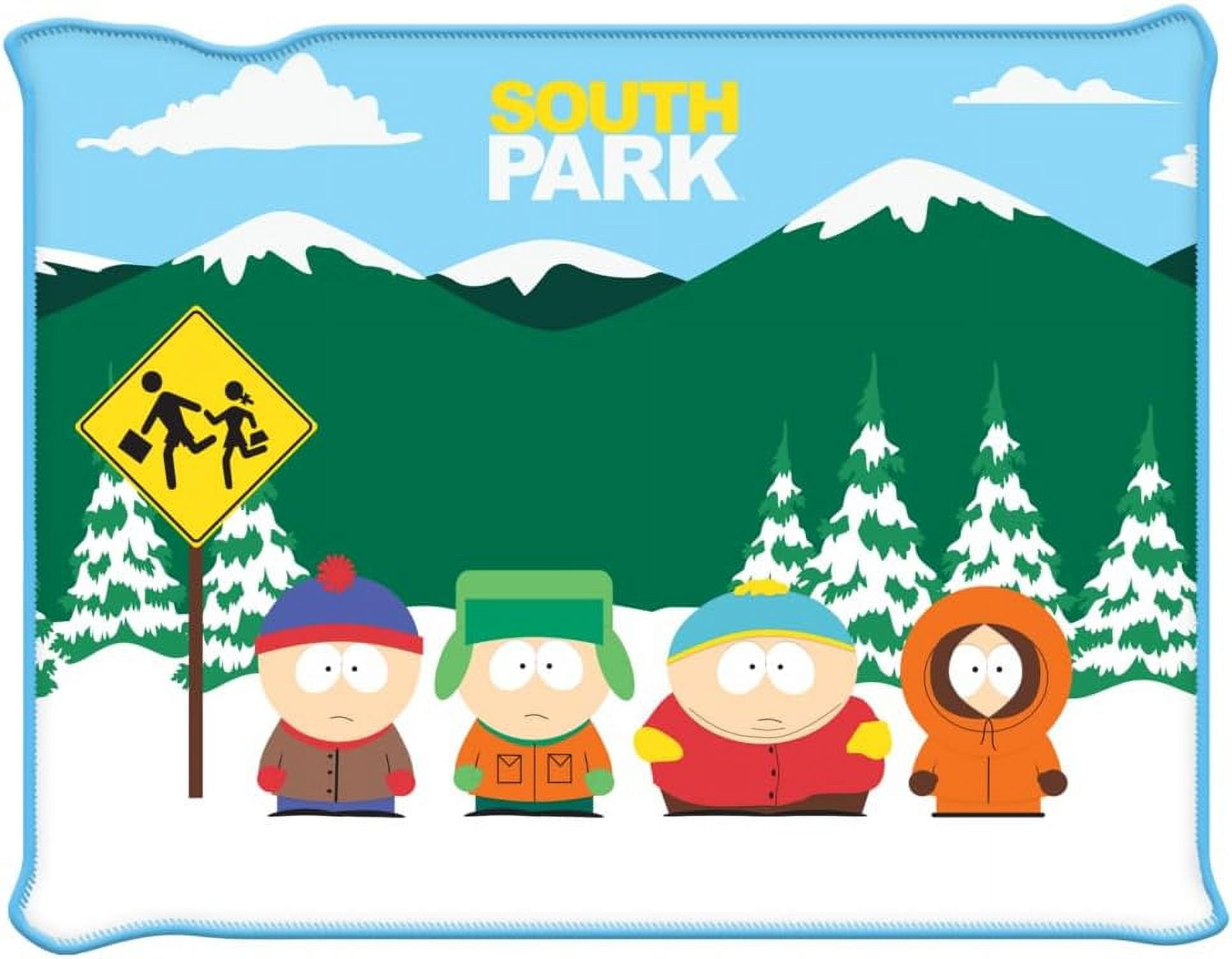 South Park Bus Stop 45" x 60" Fleece Throw - Walmart.com