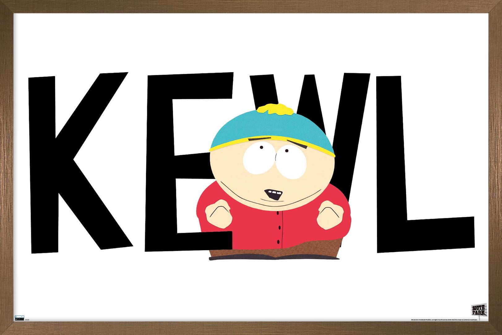 South Park - Cartman Kewl Wall Poster, 14.725" x 22.375" Framed ...