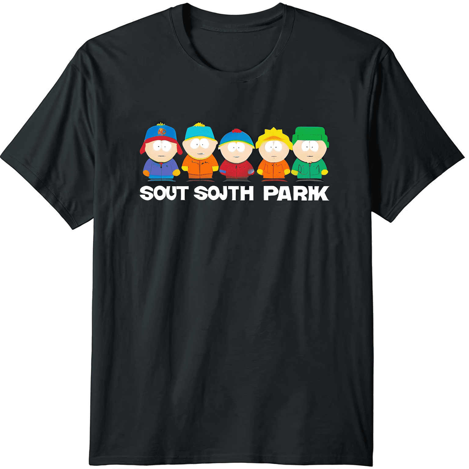South Park Gang Behind Logo T-Shirt - Walmart.com