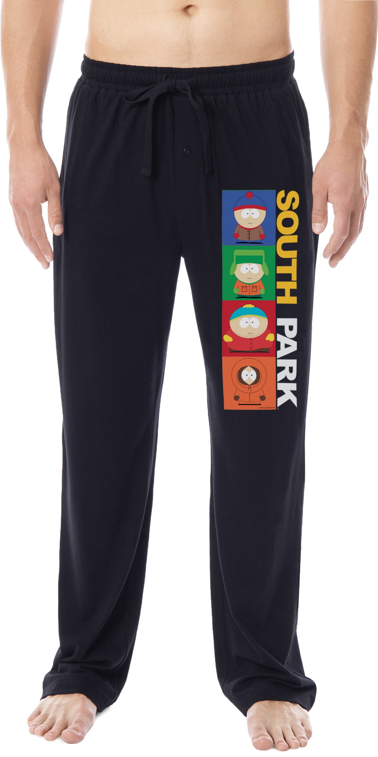 South Park Men's TV Show Square Cartman Kenny Kyle Stan Sleep Pajama ...