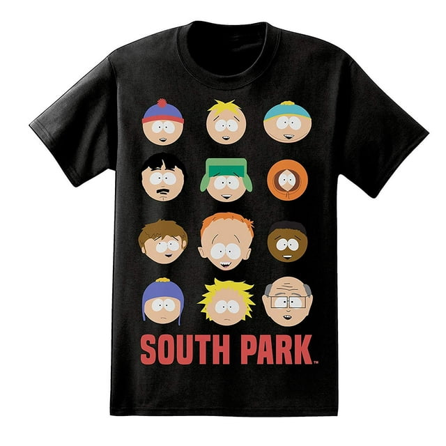 South Park Mens Logo Shirt - Cartman, Kenny, Kyle & Stan Tee - Classic ...