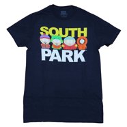 South Park - South Park Characters - Men's Short Sleeve Graphic T-Shirt ...