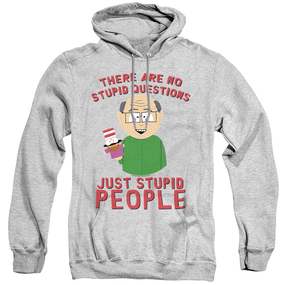 South Park No Stupid Questions Unisex Adult Pull-Over Hoodie,No Stupid ...