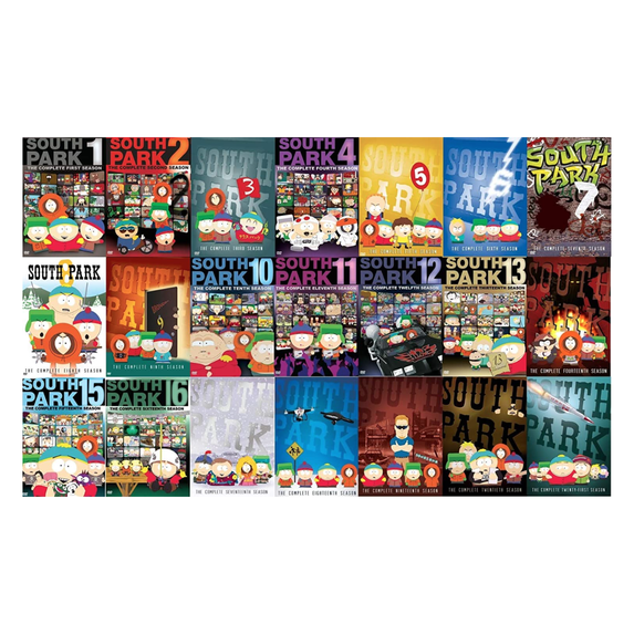South Park Complete Series Collection Seasons 1-21 DVD Set - Walmart.com