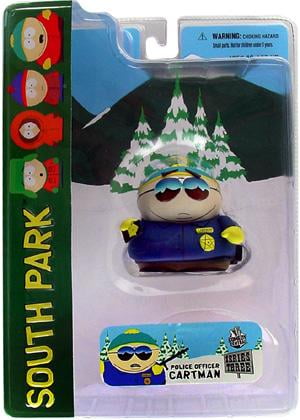 South Park Series 3 Cartman Action Figure [Police Officer] - Walmart.com