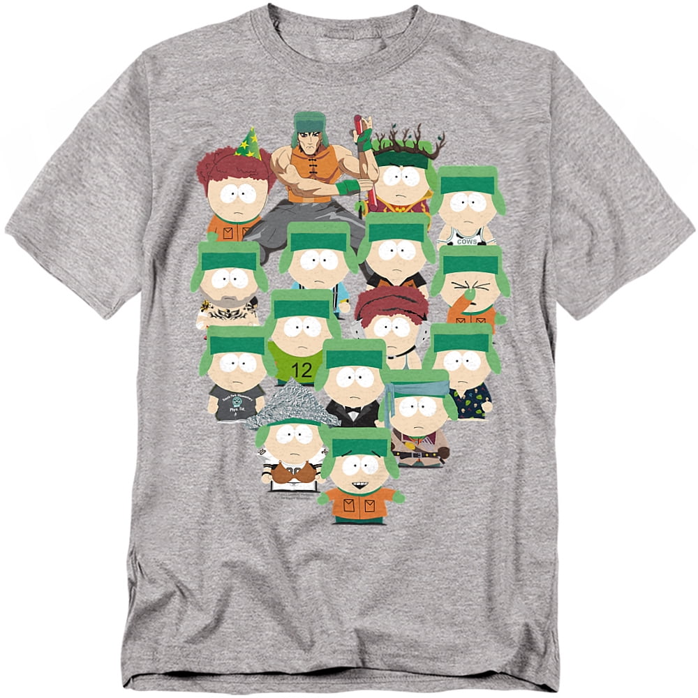 South Park T-Shirt Many Faces of Kyle Unisex Graphic Tee For Men ...