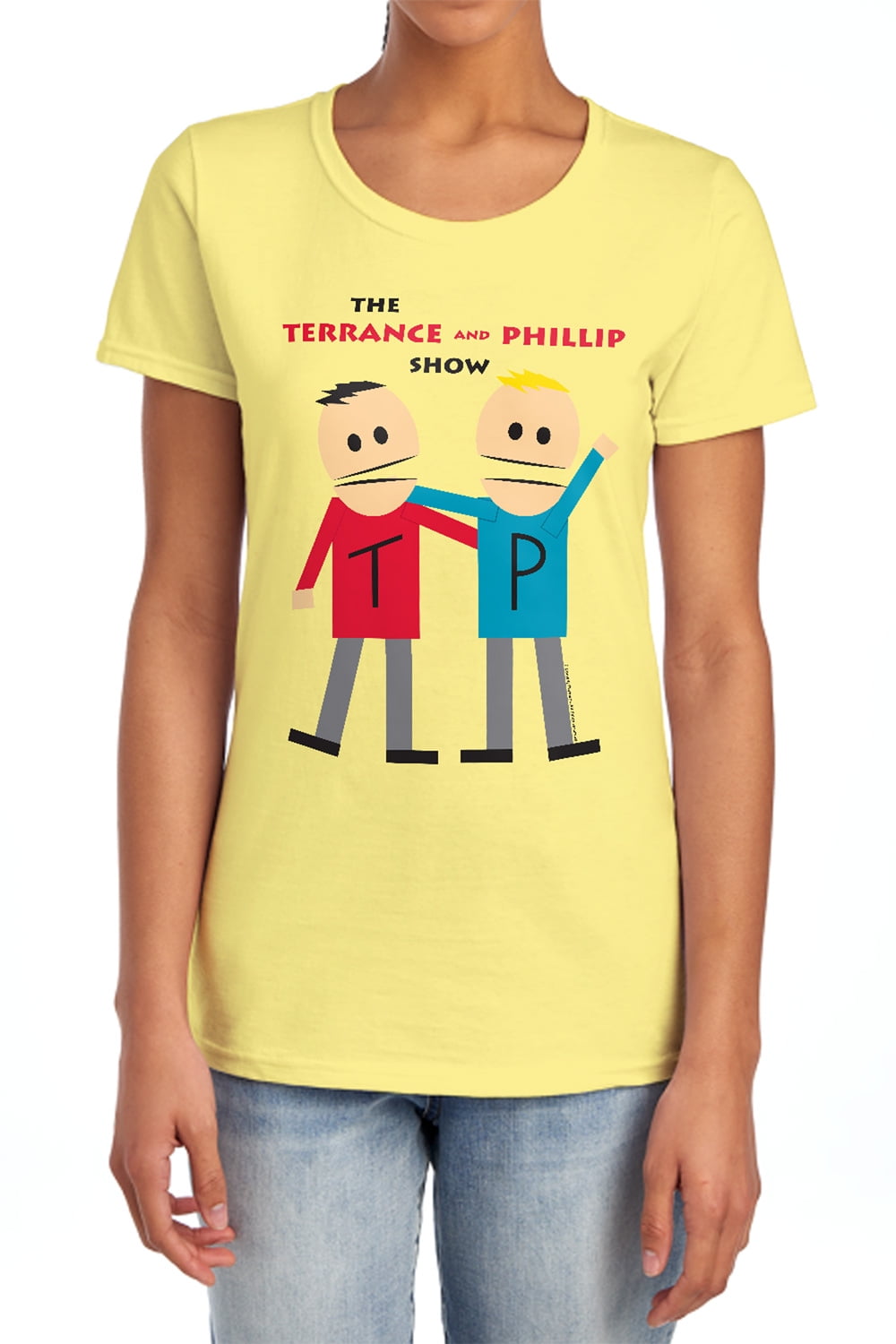 South Park Terrance and Phillip Women's T Shirt,Banana, Large - Walmart.com