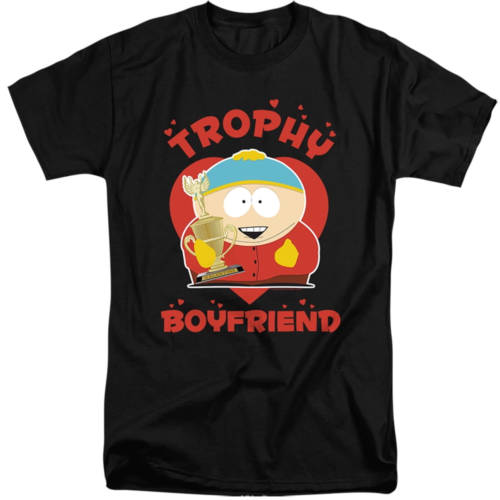 South Park Valentine's Day Cartman Trophy Boyfriend Unisex Adult Tall T ...