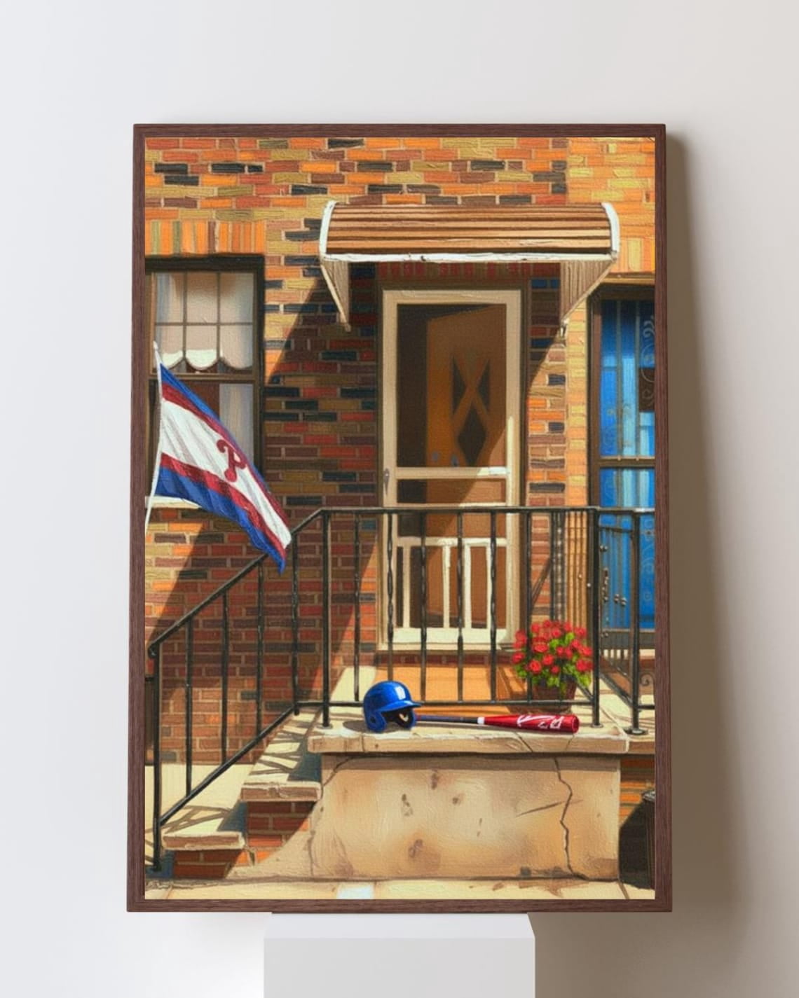 South Philly Stoop Philadelphia Rowhome Front Porch Vintage ...