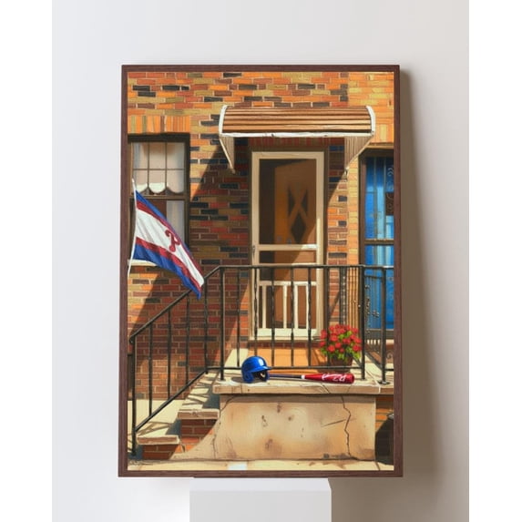 South Philly Stoop Philadelphia Rowhome Front Porch Vintage ...