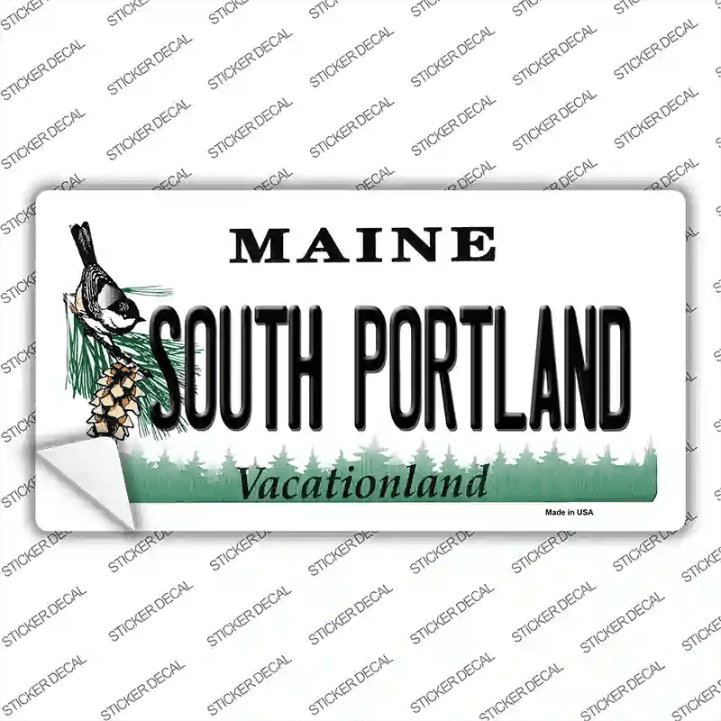 South Portland Maine Novelty Sticker Decal Large - Walmart.com