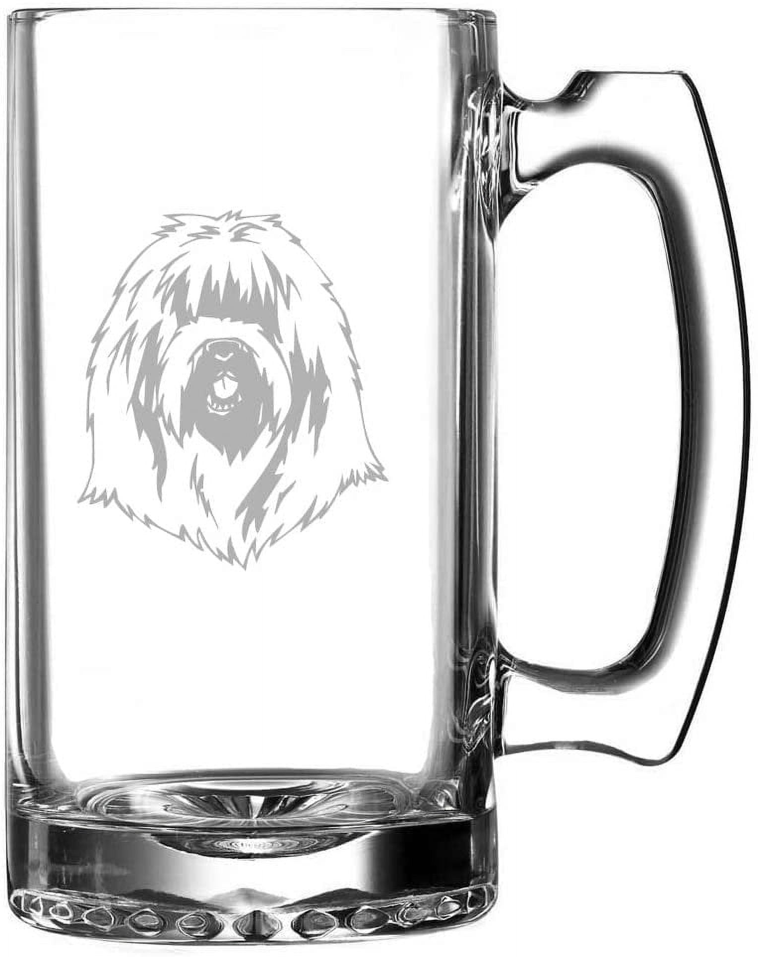 South Russian Ovcharka Dog Themed Etched 25oz Beer Mug - Walmart.com