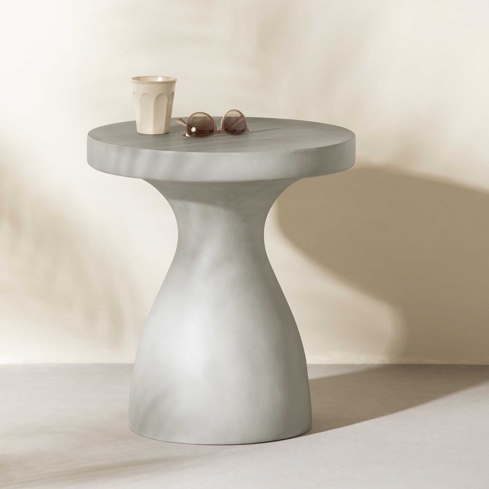 South Shore Amalfi, Scandinavian Table, Beige - Walmart.com