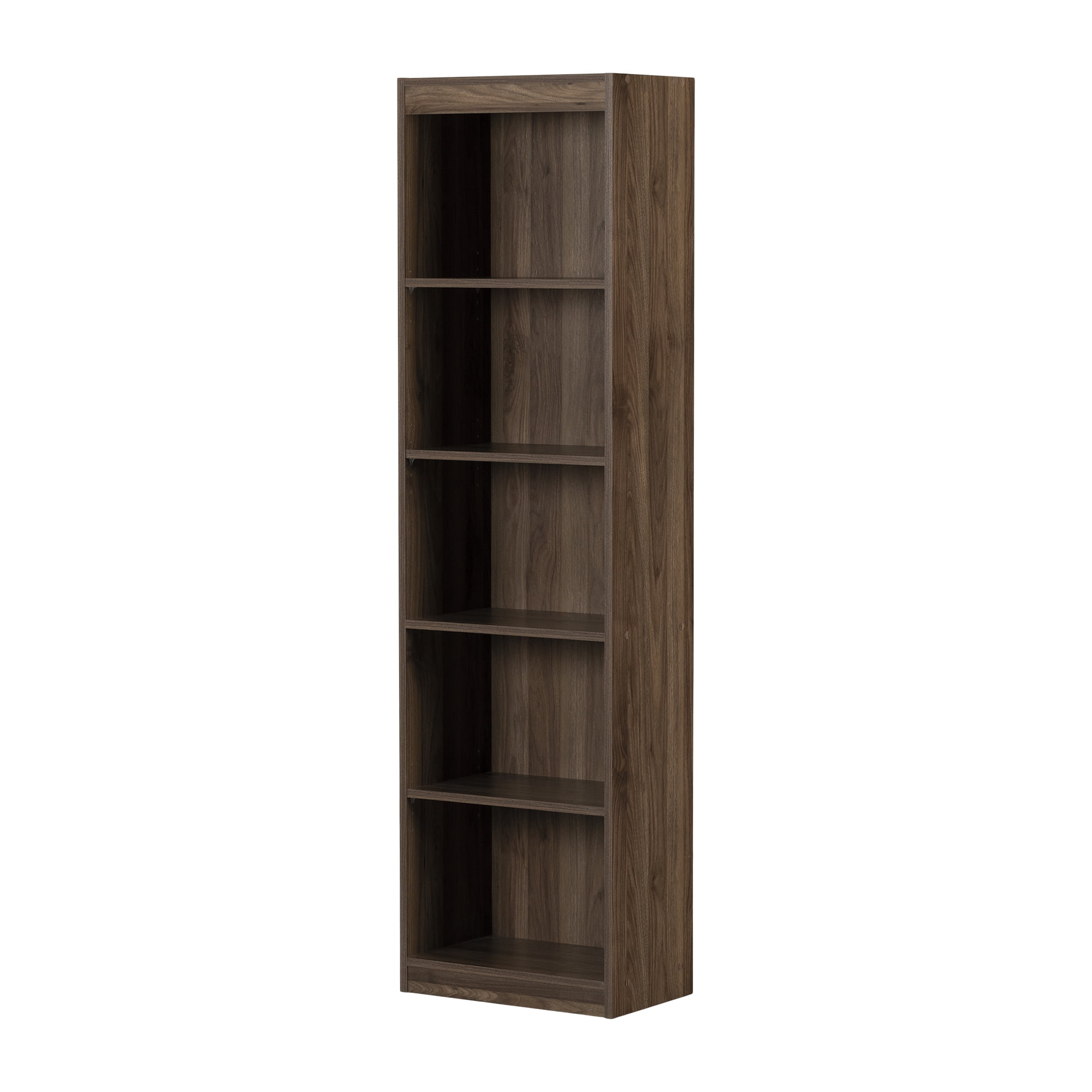 South Shore Axess Contemporary Bookcase Narrow Brown