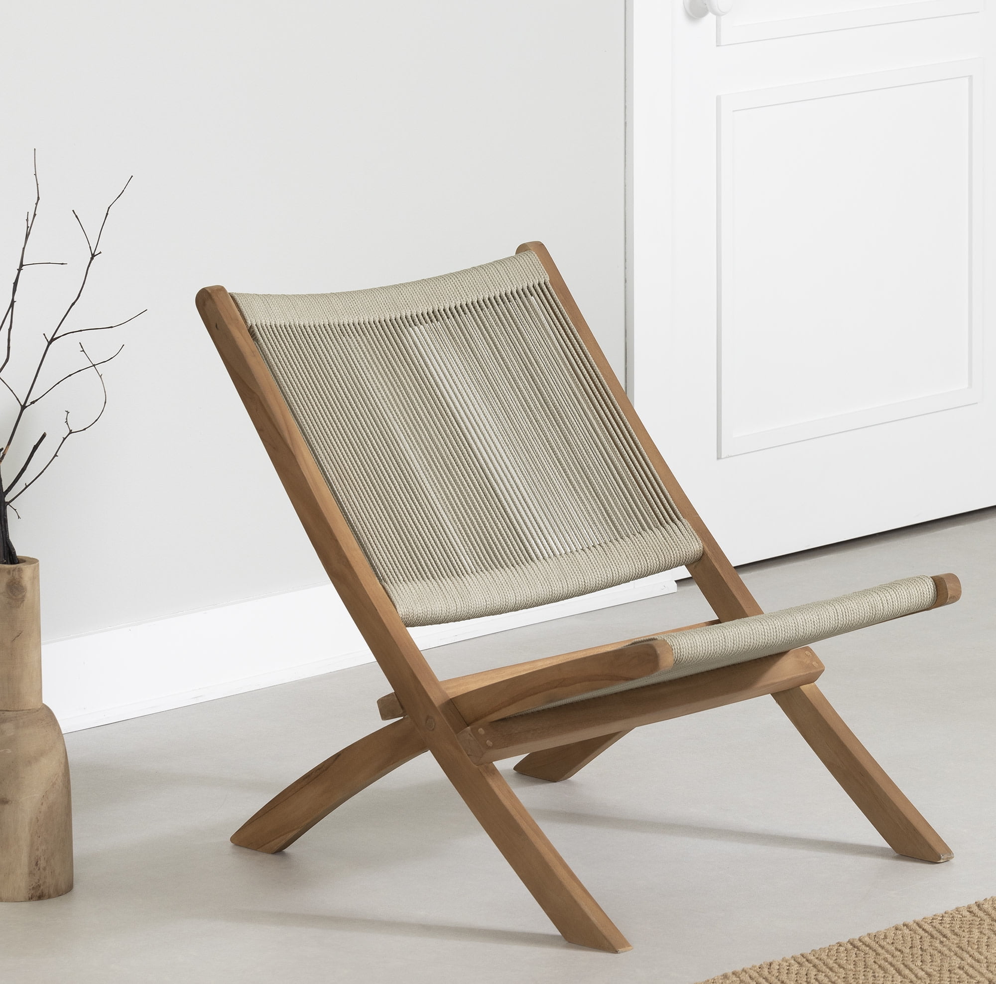 South Shore Balka, Bohemian Harmony Chair, Beige - Walmart.com
