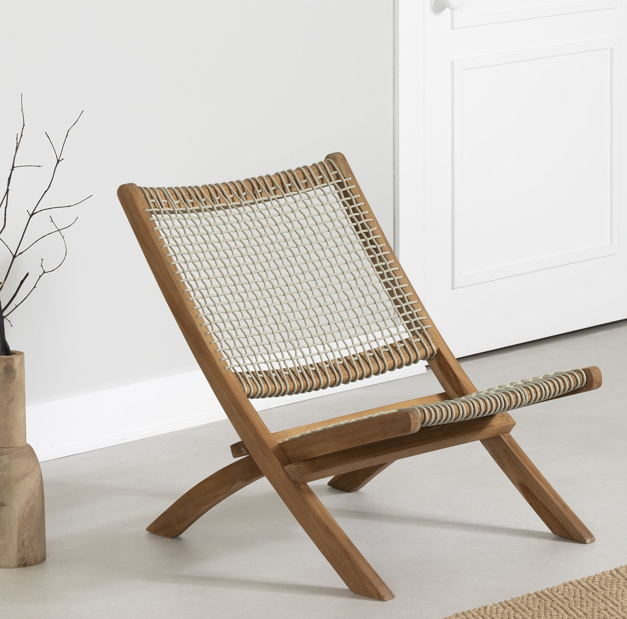 South Shore Balka, Bohemian Harmony Chair, Beige - Walmart.com