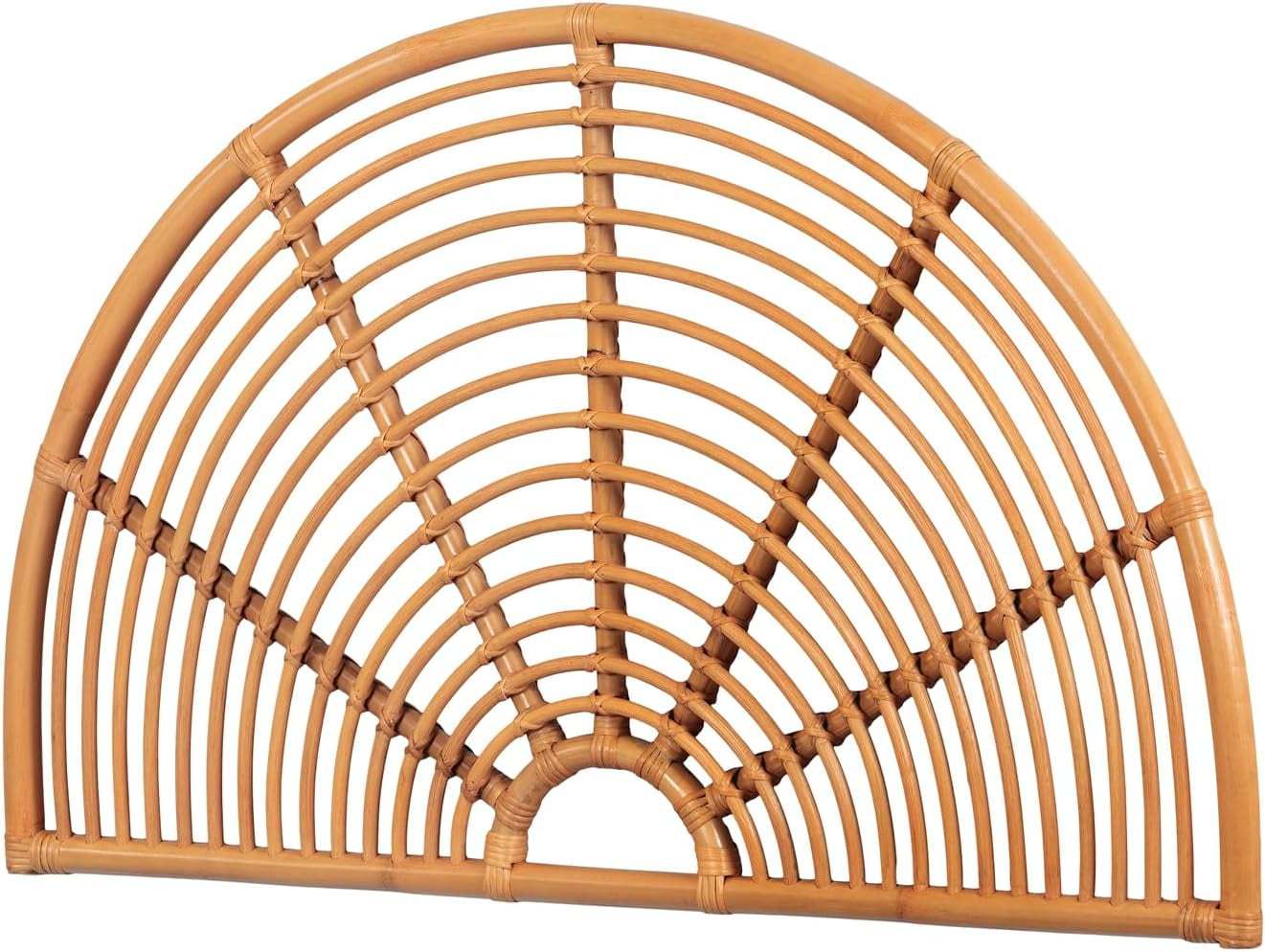 South Shore Bloom Rattan Wall-Mounted Headboard Rainbow, Twin, Natural ...