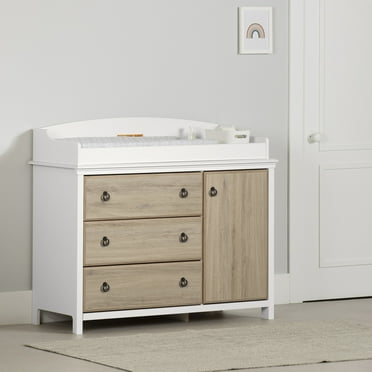 South Shore Little Smileys, Contemporary Changing table, Wide Beige ...