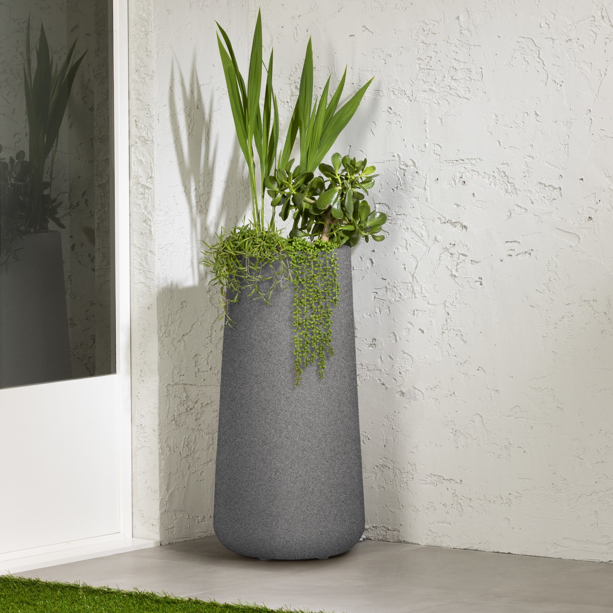 South Shore Dalya, Scandinavian Planter, Gray - Walmart.com