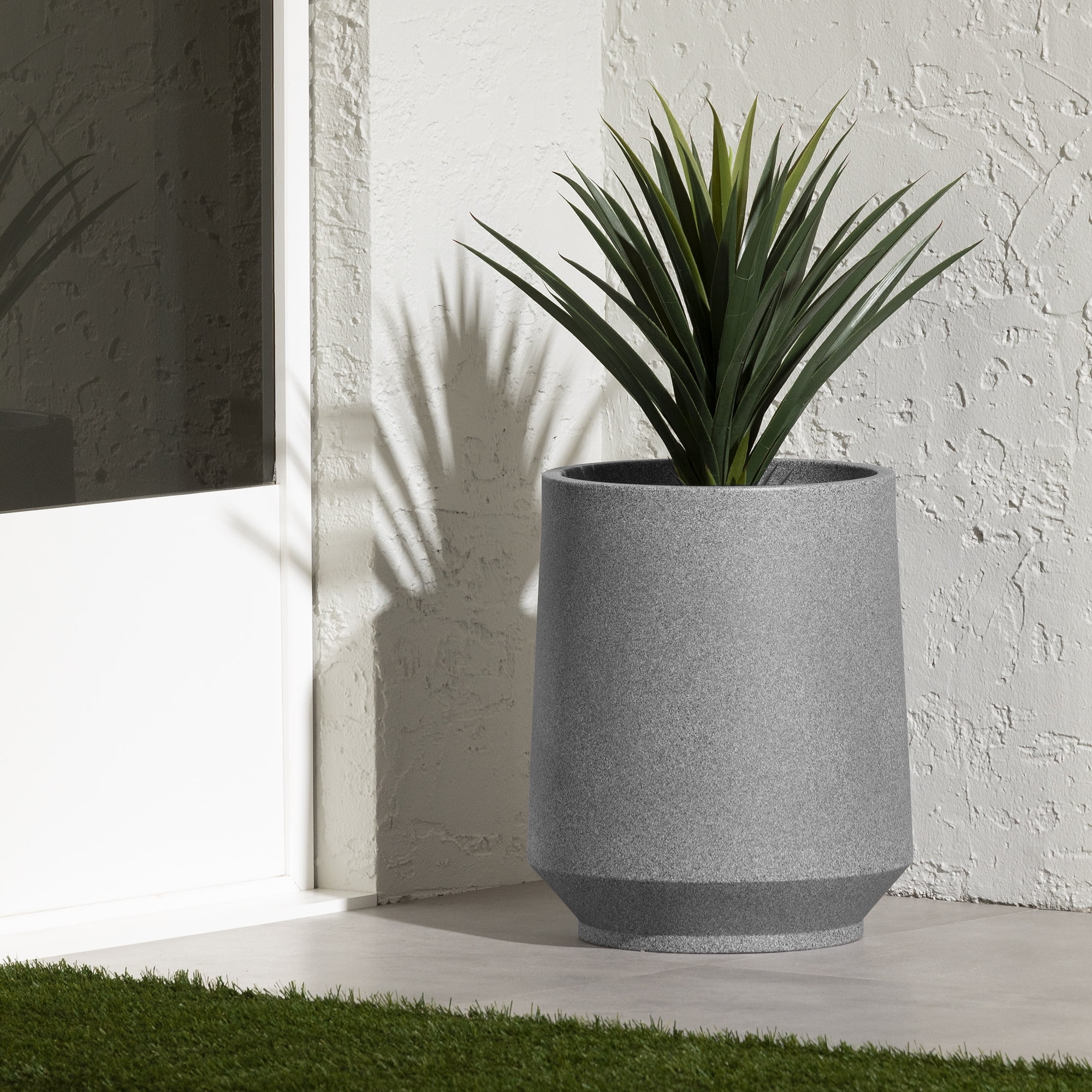 South Shore Dalya, Scandinavian Planter, Large Gray - Walmart.com