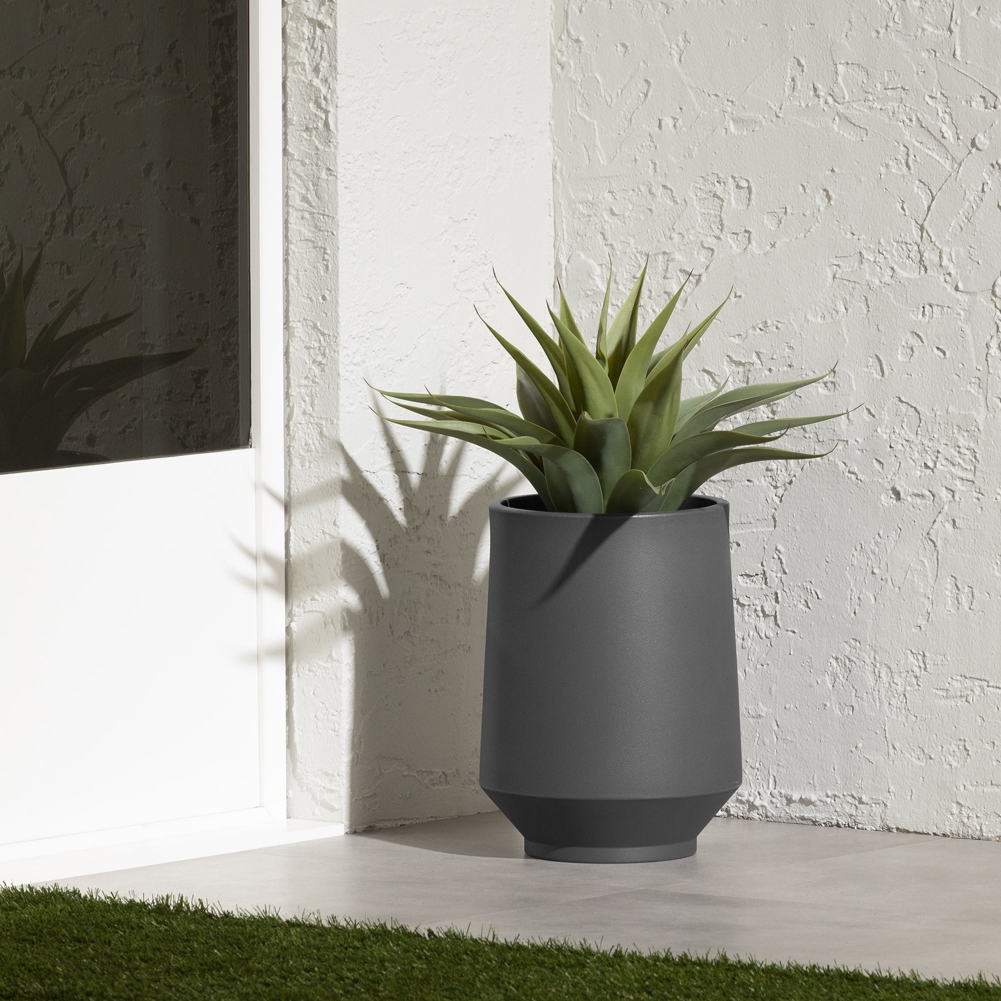 South Shore Dalya, Scandinavian Planter, Small Gray - Walmart.com
