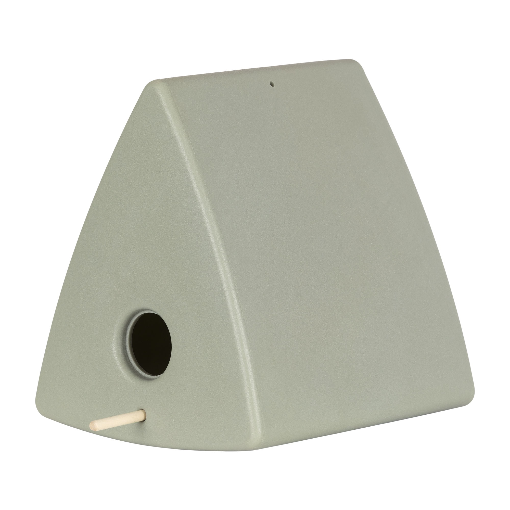 South Shore Dalya Triangle Decorative Birdhouse Resine Sage Green ...