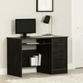 South Shore Farnel Computer Desk Rubbed Black - Walmart.com