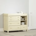 South Shore Little Smileys, Contemporary Changing table, Wide Beige ...