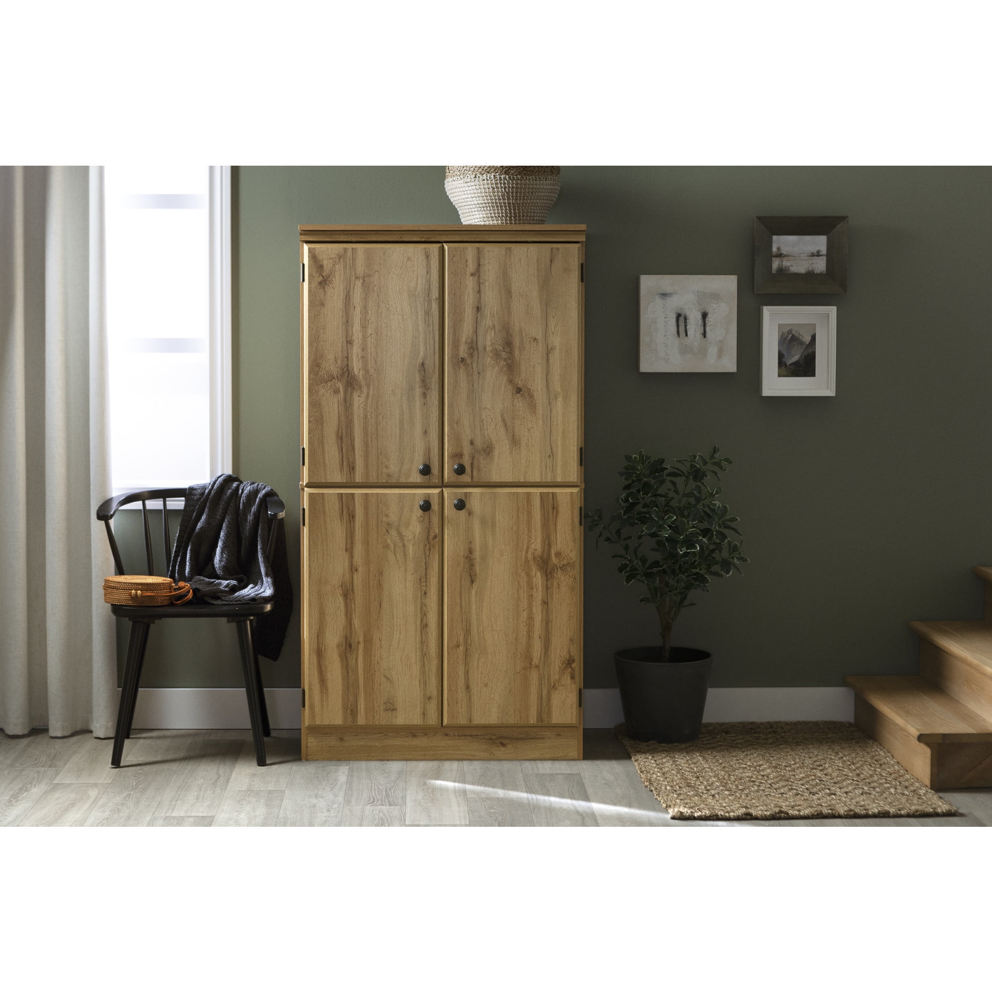 South Shore Morgan Cabinet - Stylish Storage Solution - Walmart.com