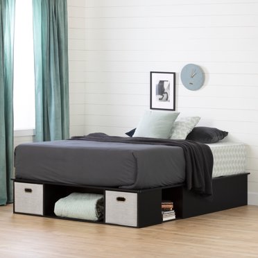 South Shore SoHo Storage Platform Bed with 2 Drawers, Queen - Walmart.com