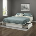 South Shore SoHo Storage Platform Bed with 2 Drawers, Queen - Walmart.com