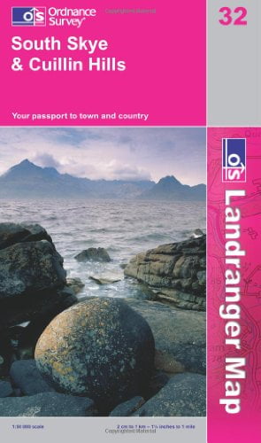 Pre-Owned South Skye and Cuillin Hills (OS Landranger Map Series ...