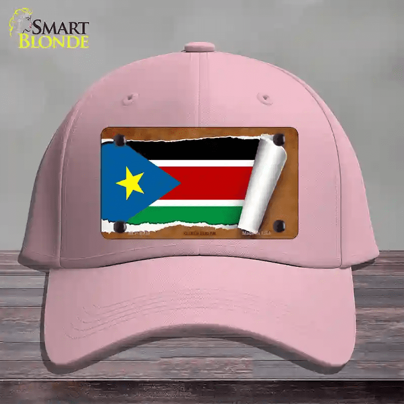 South Sudan Flag Scroll Novelty License Plate Hat Cotton Pink - Walmart.com