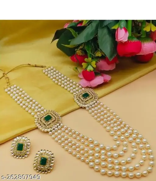 South Temple Collection Indian Hollywood White Red Green Stones Bridal ...