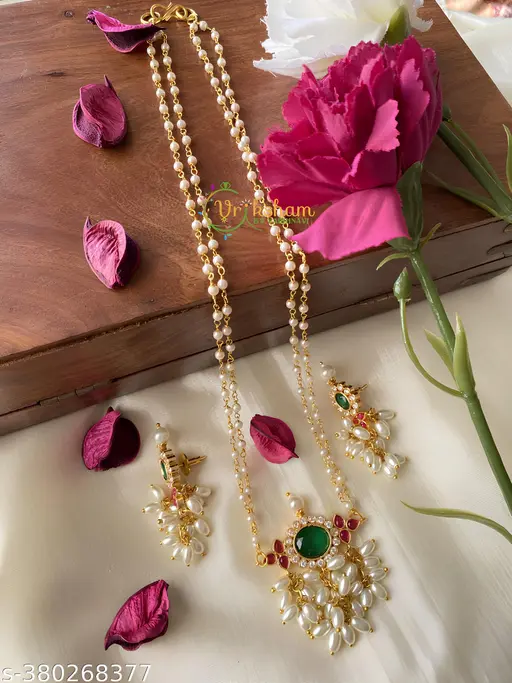 South Temple Collection Indian Hollywood White Red Green Stones Bridal ...