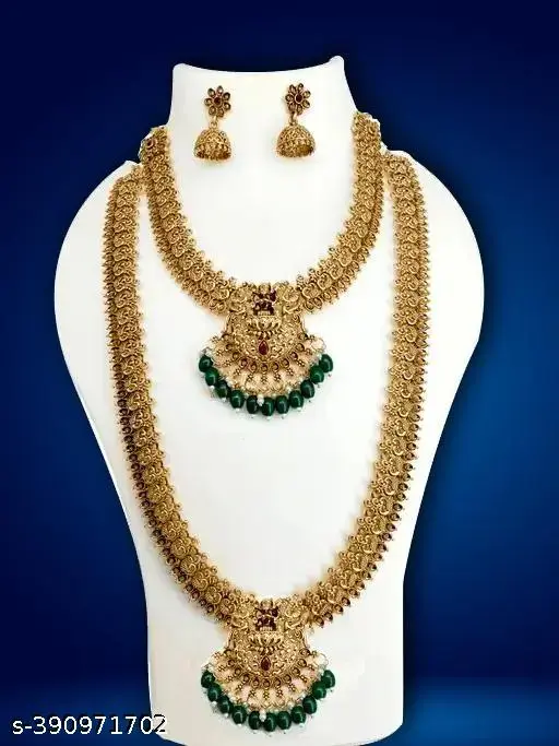 South Temple Collection Indian Hollywood White Red Green Stones Bridal ...