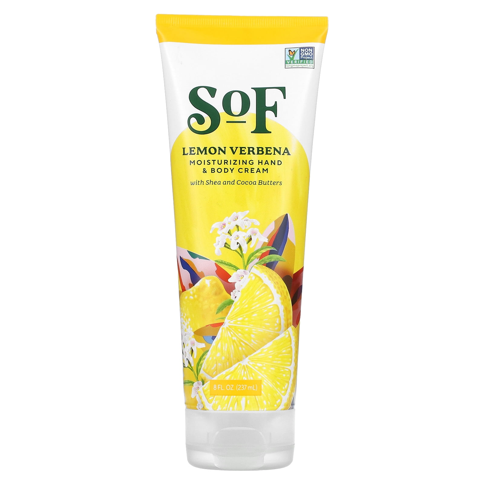 SoF Infused Citrus Moisturizing Hand & Body Cream, Lemon Verbena, 8 fl ...