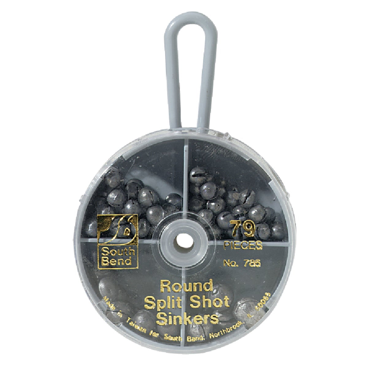 SouthBend 79-Piece Round Split Shot Sinker Kit - Walmart.com