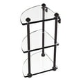 Three Tier Corner Glass Shelf - Antique Bronze - Walmart.com