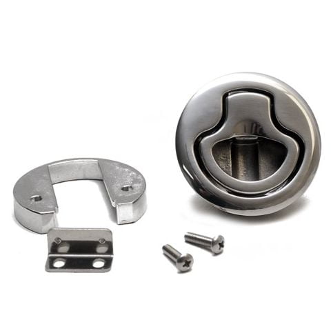 Southco Boat Flush Pull Latch | 2 3/8 Inch Stainless Steel Non Locking ...