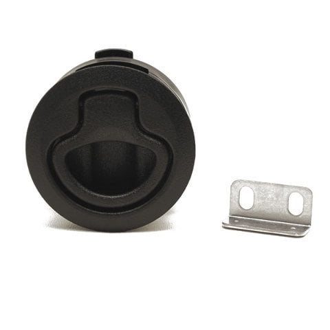Southco M1-61 Black Flush Boat Hatch Round Pull Latch - Walmart.com