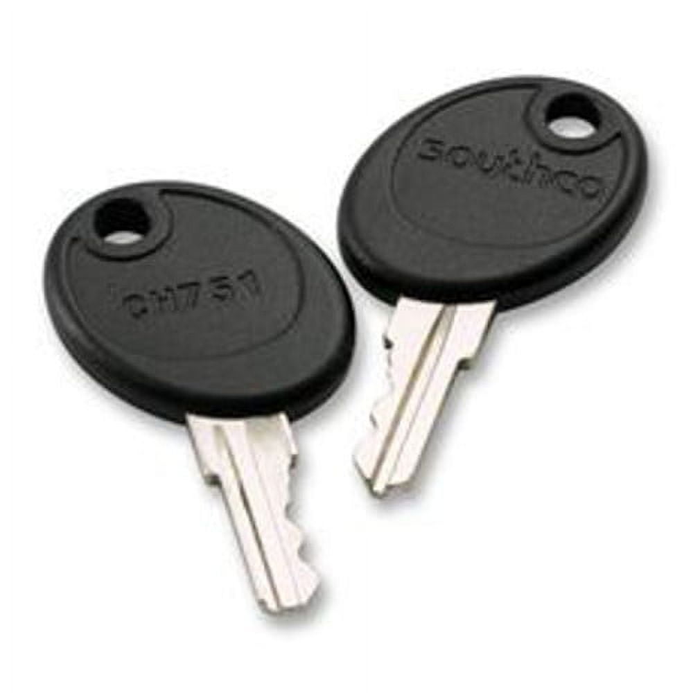 Southco PK-10-01-05 Brass CH751 Over-Molded Keys (Pack of 4) - Walmart.com