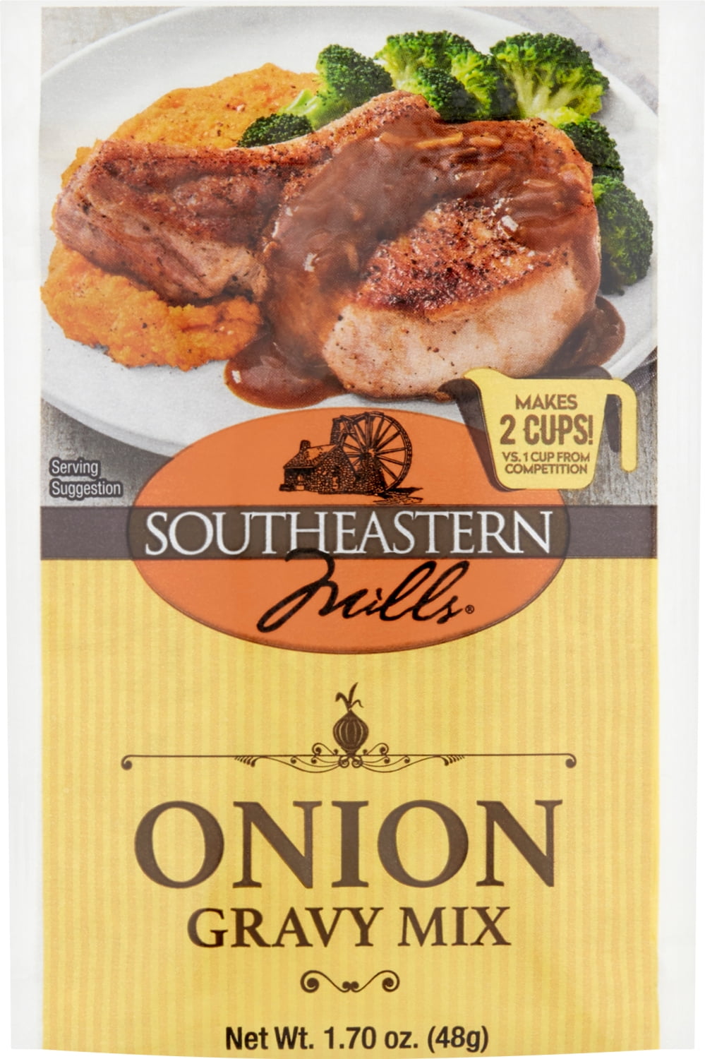 Southeastern Mills Onion Gravy Mix Pouch - Cholesterol-Free, Soy-Free ...