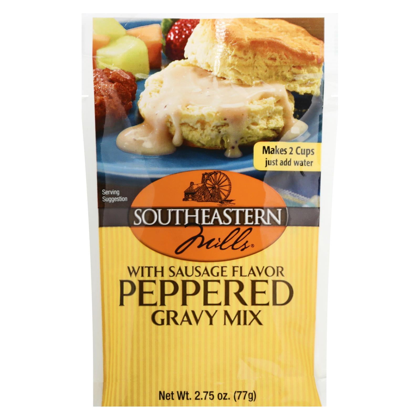 Southeastern Mills Peppered Gravy Mix - Case of 24 - 2.75 OZ - Walmart.com