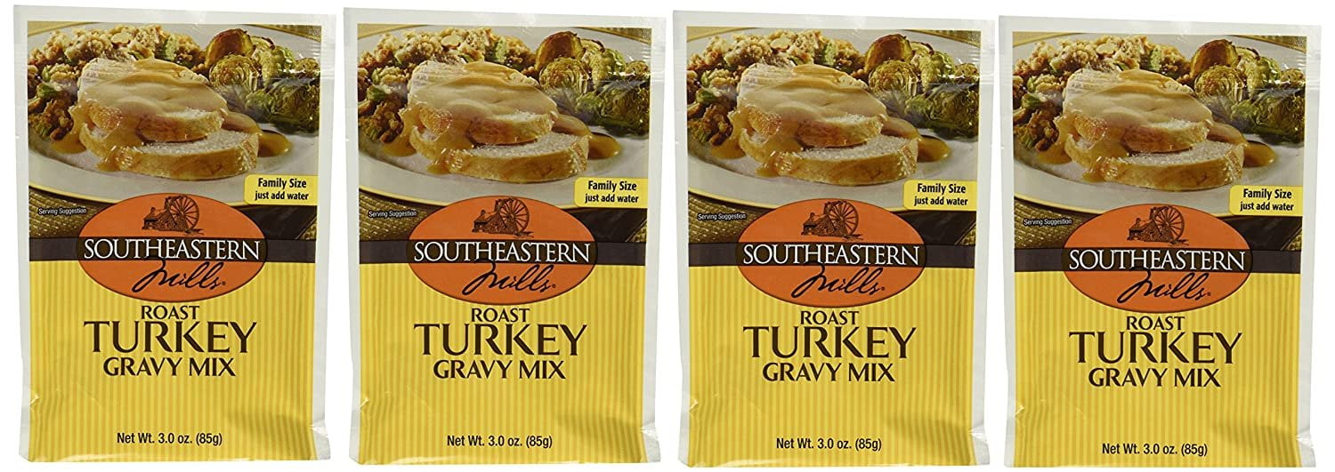 Southeastern Mills Roast Turkey Gravy Mix, 3 Oz. Package Pack of 4 ...