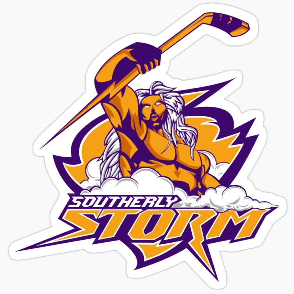 Southerly Storm - Wellington Ice Hockey Sticker Phone Decal Water ...