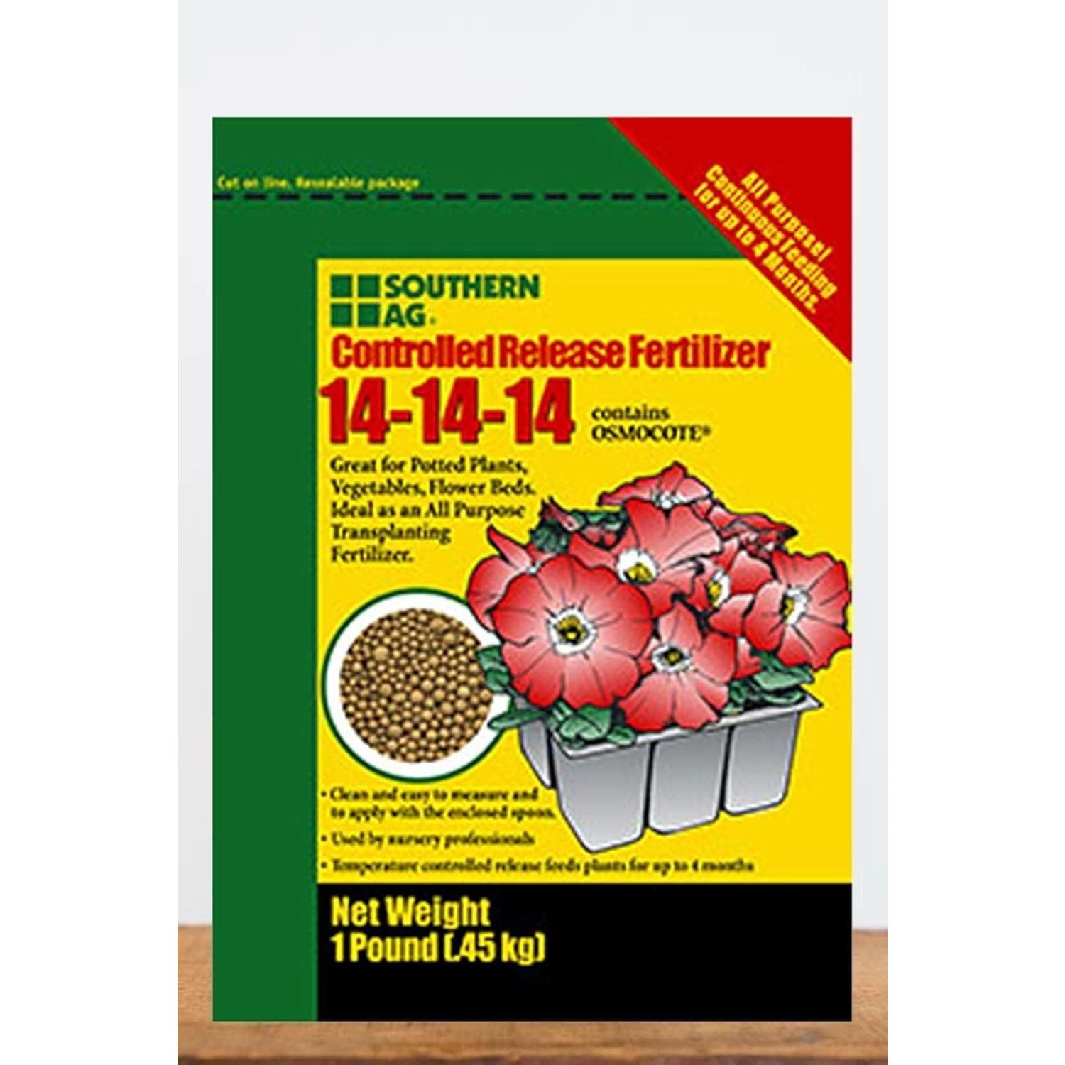 Southern Ag Osmocote Controlled Release Fertilizer 14-14-14, 5 LB Size ...
